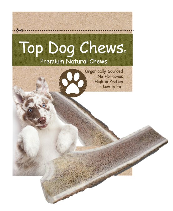 Elk Antler Dog Chew - Large Split Antler - 1 Piece - Top Dog Chews